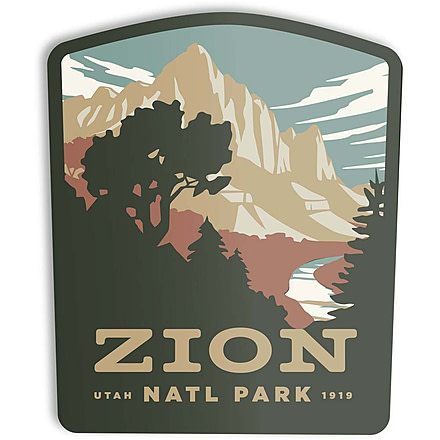 The Landmark Project Zion National Park Sticker — CampSaver