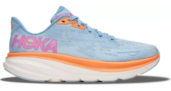 Hoka Clifton 9 Wide Road Running Shoes - Womens, Airy — Womens Shoe Size: 10 US, Gender: Female ...