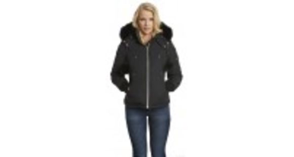 Moose Knuckles Beaver Jacket - Women's-Dark Grey-Large — Womens ...