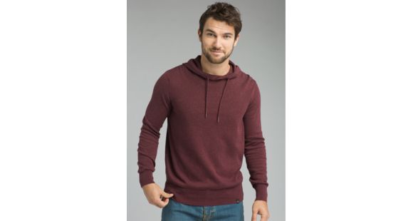 prAna Throw-On Hooded Sweater - Men's, Black Cherry, — Mens Clothing ...