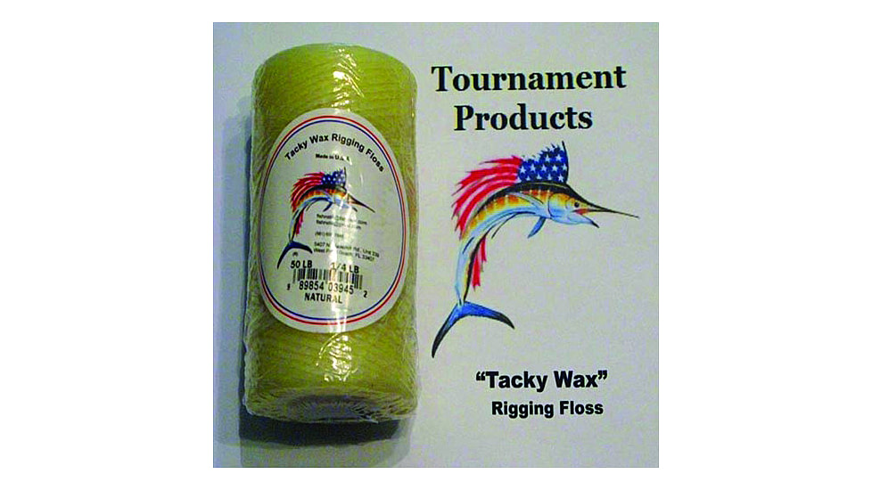 Blue Water Candy 1/4lb Spool Of 30# Test Waxed Rigging Floss , Up to 29 ...