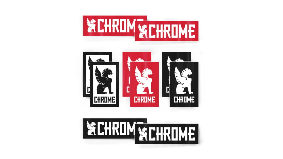 Chrome Industries Chrome Sticker Pack 79D85C95 AC-219-MULT-NA-NA ...