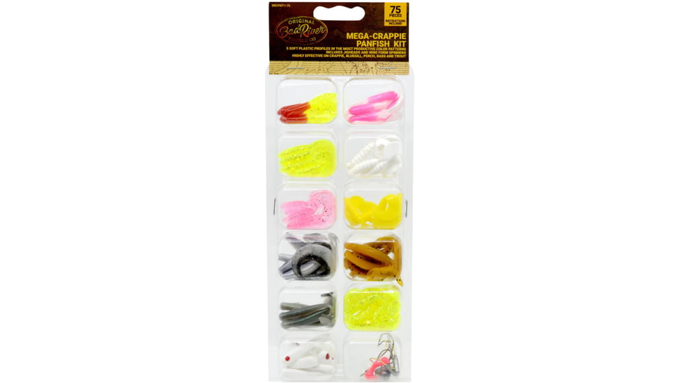 Bad River Mega-Crappie Panfish Kit - 75 Pieces BRCPKIT1-75 , 60% Off ...
