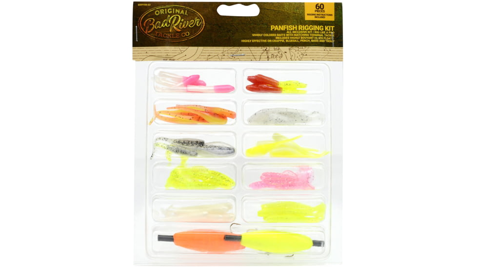 Bad River Panfish Rigging Kit - 60 Pieces BRPFRK-60 , 61% Off — CampSaver