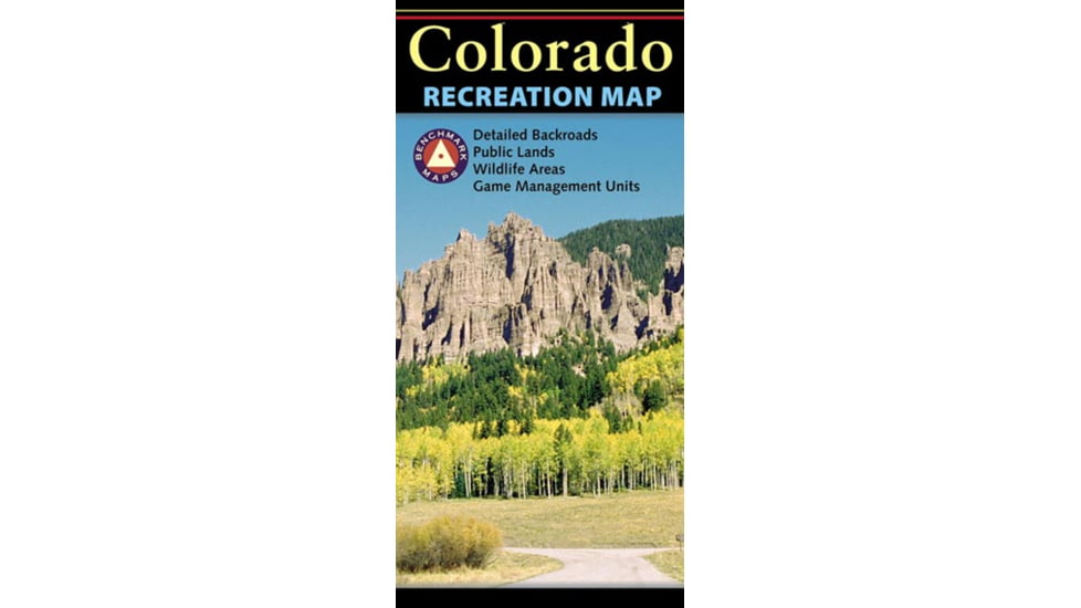 Benchmark Maps Colorado Recreational Map BE0BENCORM — CampSaver