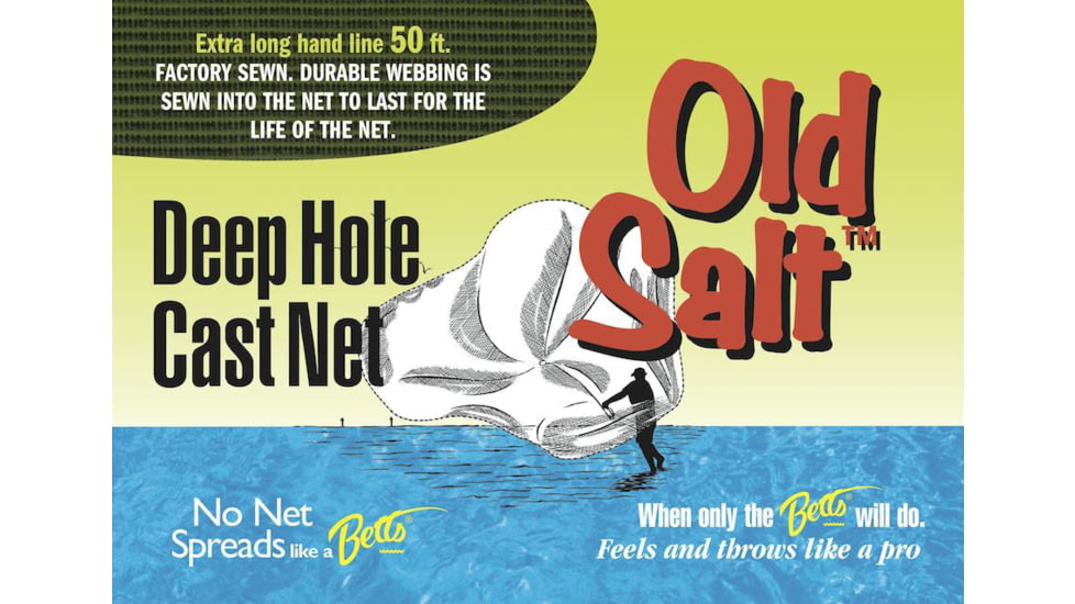 Betts Old Salt Deep Hole Cast Nets — CampSaver