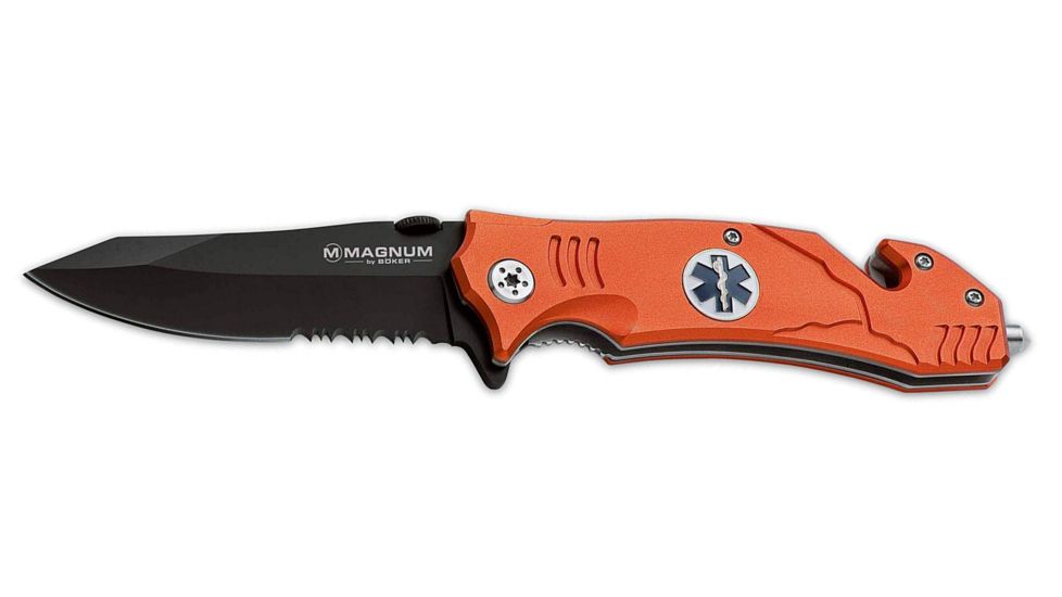Boker USA 8 1/8in Overall Magnum EMS Rescue Folding Knife — CampSaver