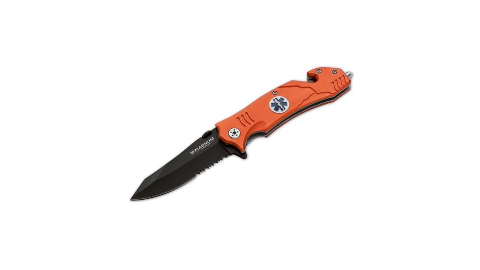 Boker USA 8 1/8in Overall Magnum EMS Rescue Folding Knife — CampSaver