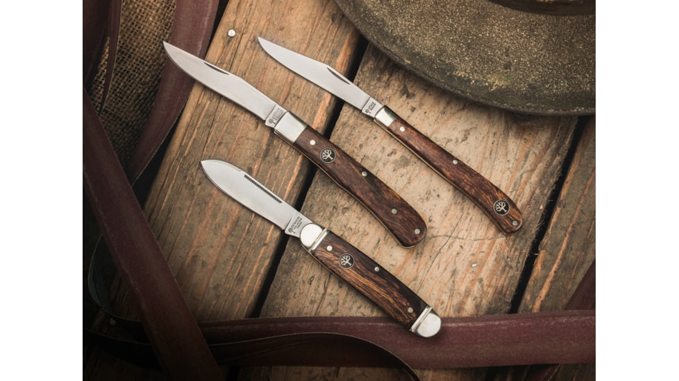 Boker USA Trapper Uno Desert Ironwood Knife — CampSaver
