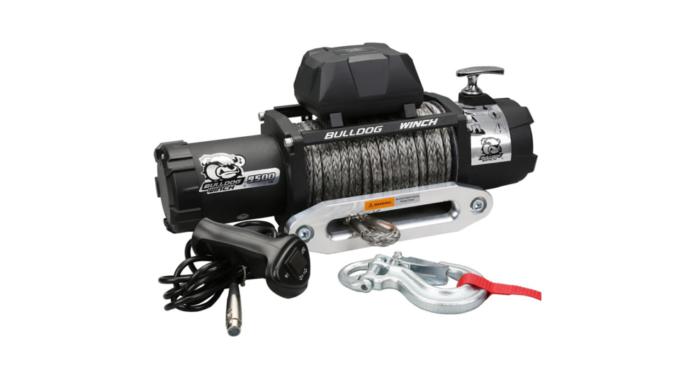 Bulldog Winch 9500lb Winch with 5.5HP Series Wound Motor — CampSaver