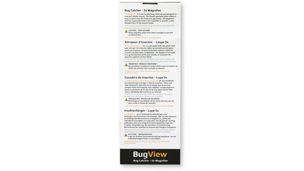 Carson BugView One Hand Bug Catcher with 5x Magnifier Outdoor Green HU ...