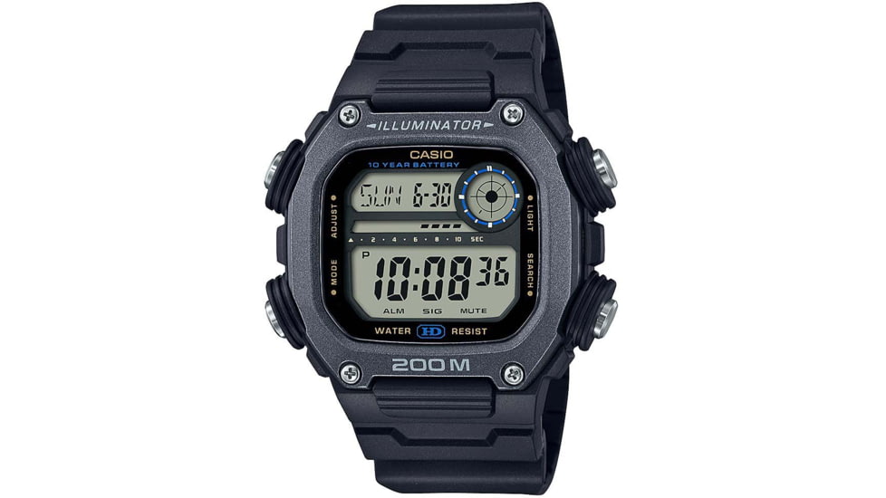 Casio Outdoor Digital Watch w/200 Meter WR, World Time, 10-Year Battery ...