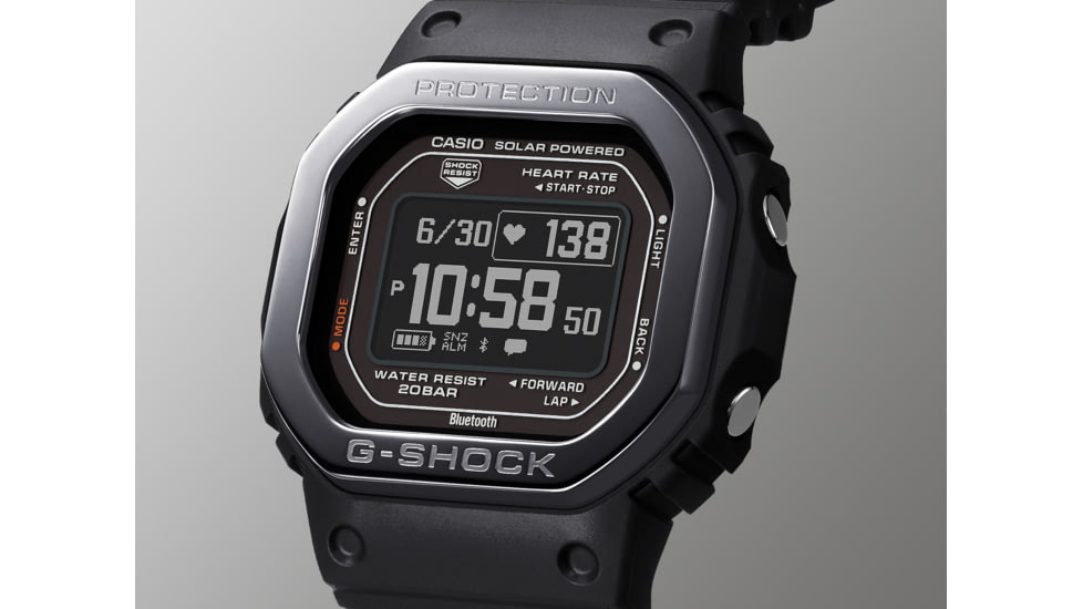 Casio Tactical G-Shock Solar-Powered Move Series Watch w/Heart Rate and ...