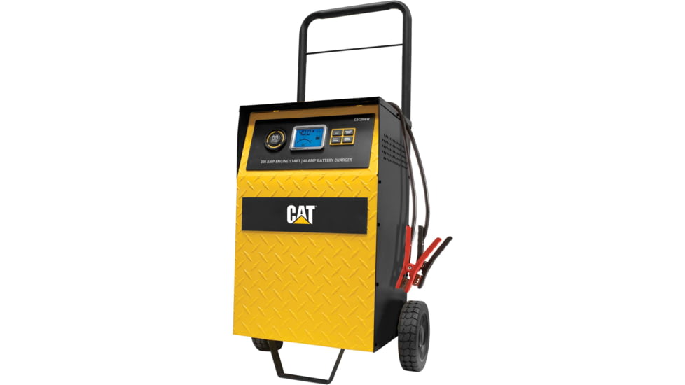 CAT 40 Amp Professional Rolling Battery Charger, 3 Amp Maintainer With ...