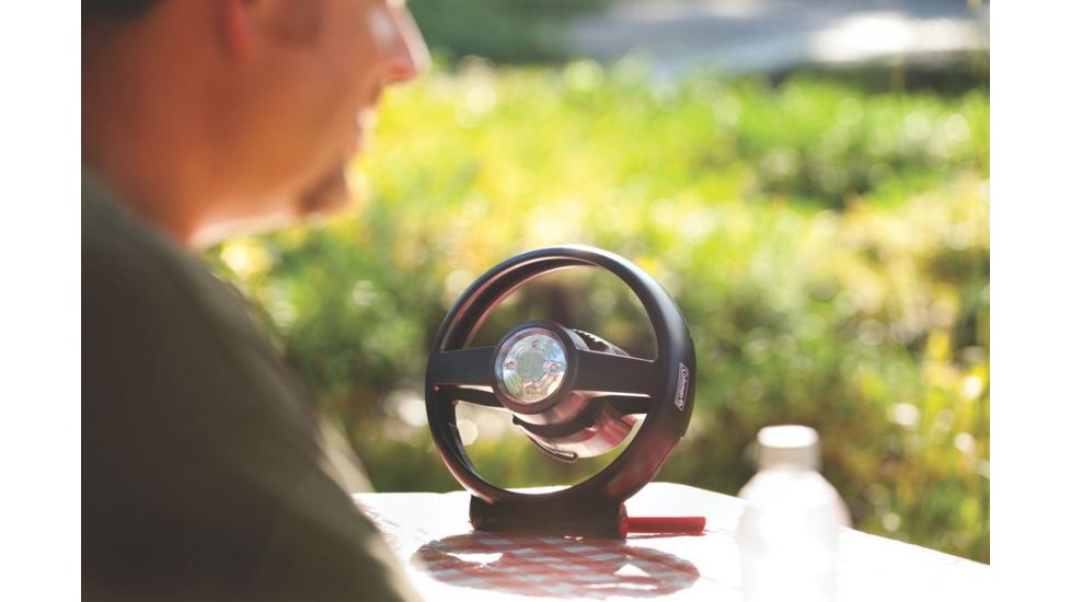 Coleman CPX 6 Portable Tent Fan w/ Four 5MM LED Lights — CampSaver