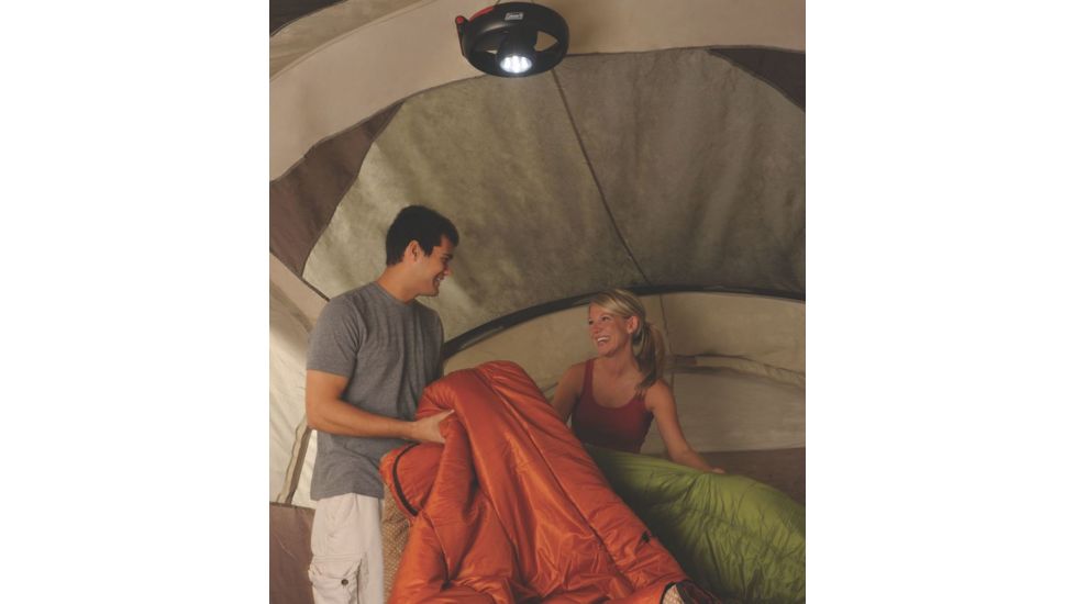 Coleman CPX 6 Portable Tent Fan w/ Four 5MM LED Lights — CampSaver