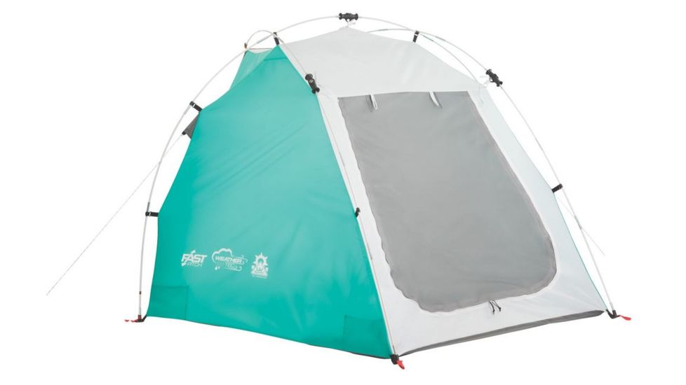 Coleman Hatteras Fast Pitch Beach Shade Shelter W/ Drink Sleeve — CampSaver
