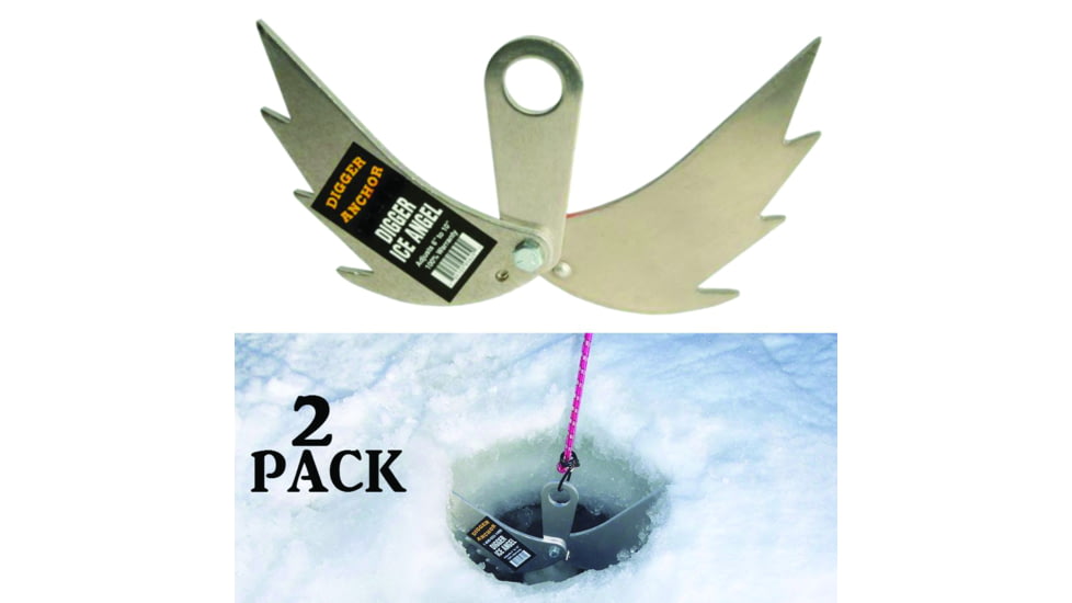 Digger Anchor D-30 Ice Angels Pair Dry Hole Ice Anchor — CampSaver