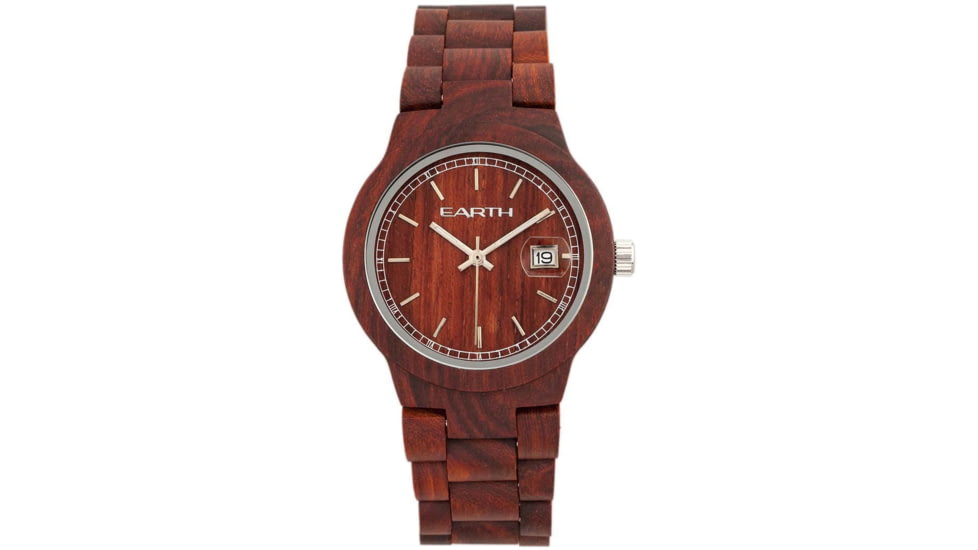 Earth Wood Biscayne Bracelet Watches w/Date — CampSaver