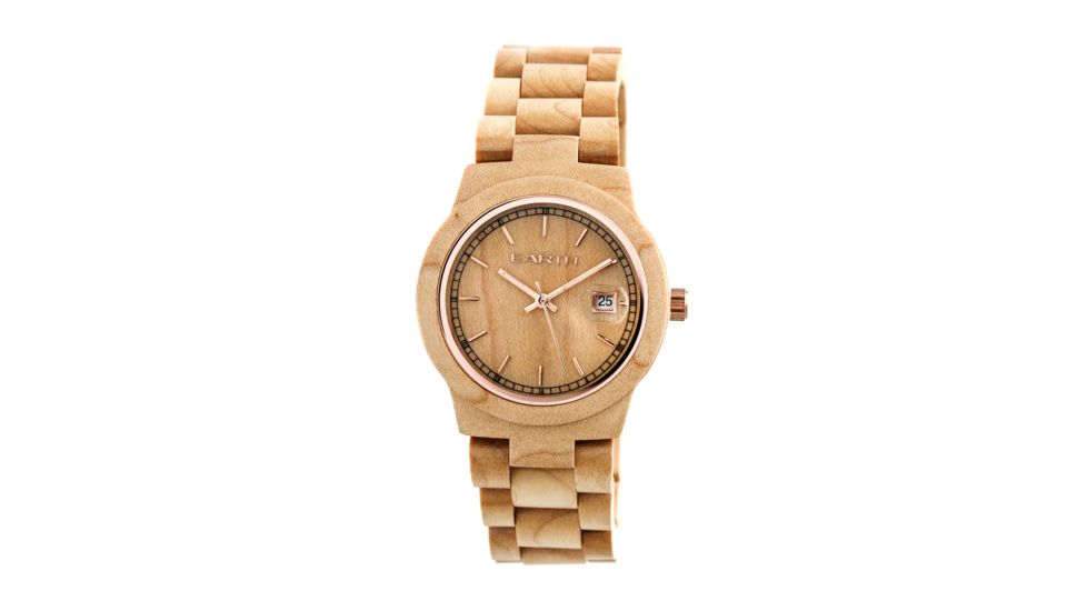 Earth Wood Biscayne Bracelet Watches w/Date — CampSaver
