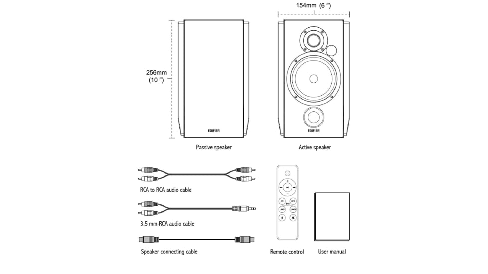Edifier R1700BTs Powered Bluetooth Bookshelf w/Sub Out Speakers — CampSaver