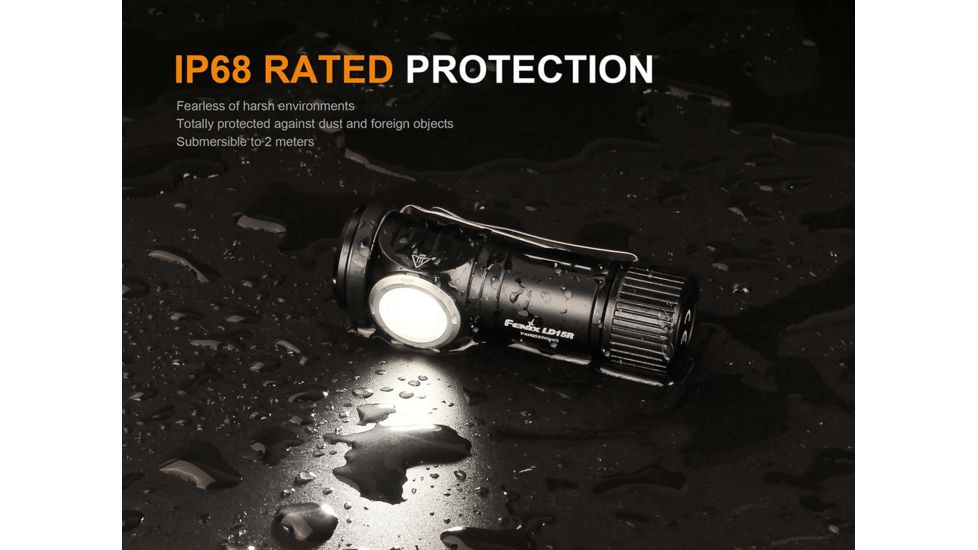 Fenix LD15R Right Angle Flashlight w/battery, 500 Lumens — CampSaver