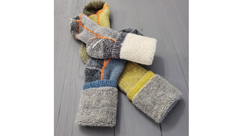 Fish Monkey OTC Yeti Series Heavyweight Over The Calf Socks SM425-GRY ...