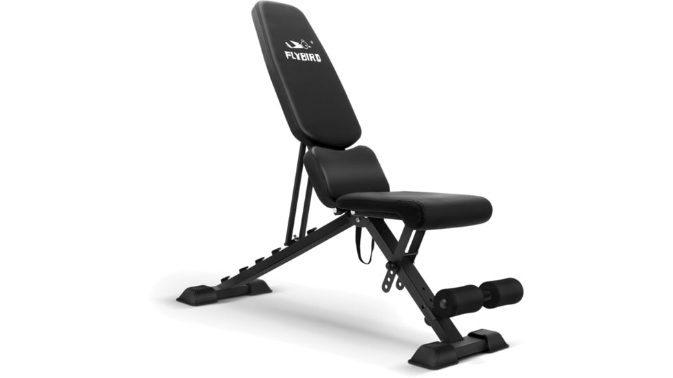 Flybird Fitness Adjustable Weight Bench With Waist Pad — CampSaver