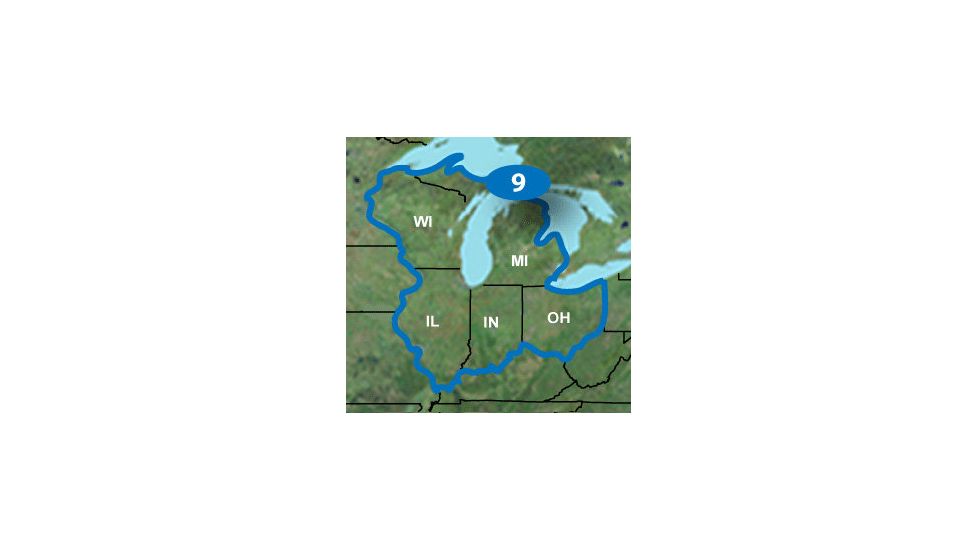Garmin Topo US 24K Great Lakes Detailed Topographic Map, microSD/SD ...