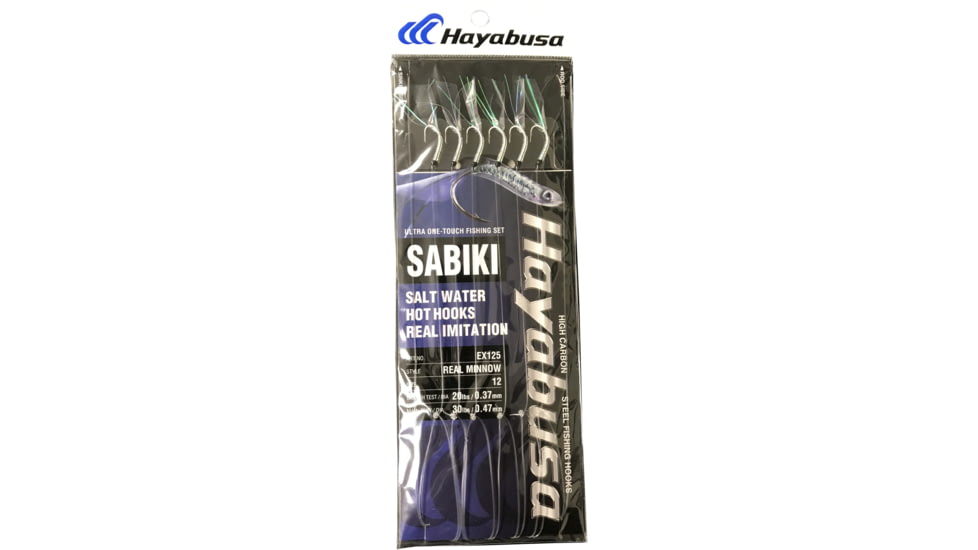 Hayabusa Real Minnow Sabiki, Main 30Lb And Branch 20Lb Test Line ...