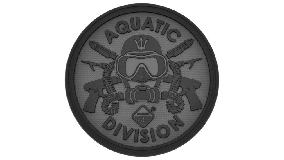 Hazard 4 Aquatic Division Patch PAT-AQA-BLK , 10% Off — CampSaver
