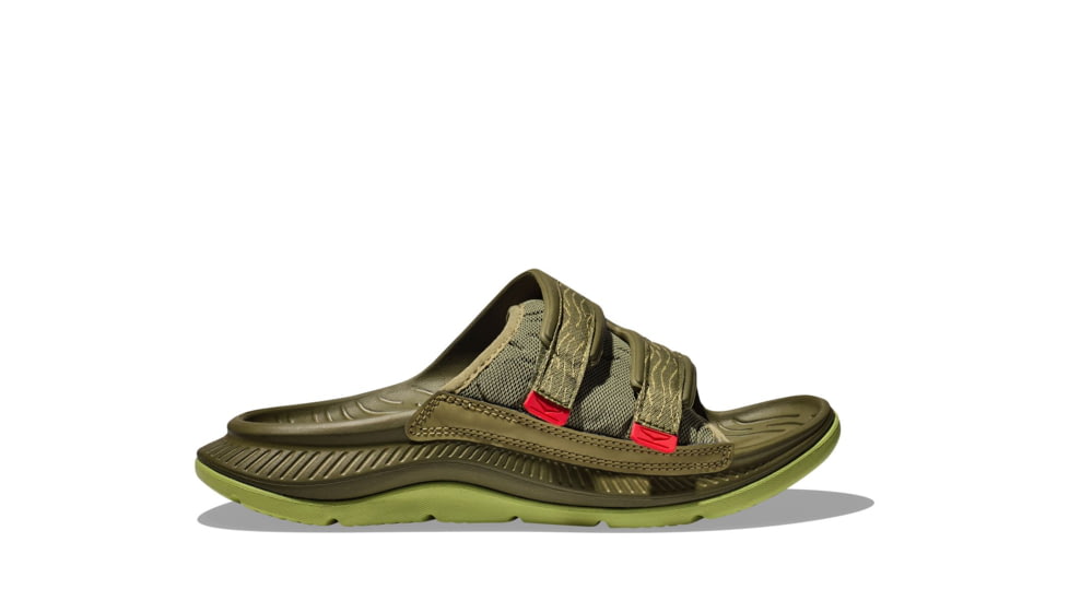 Hoka Luxe Sandals, Avocado/Green Moss, 08/10, — Mens Shoe Size: 8 US ...