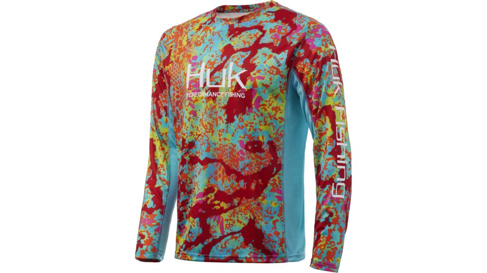 HUK Performance Fishing Kryptek Icon X LS T-Shirts - Men's — CampSaver