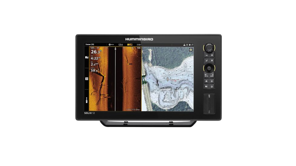 Humminbird SOLIX 12 CHIRP MEGA SI Fishfinder/GPS Combo G2 w/Transom ...