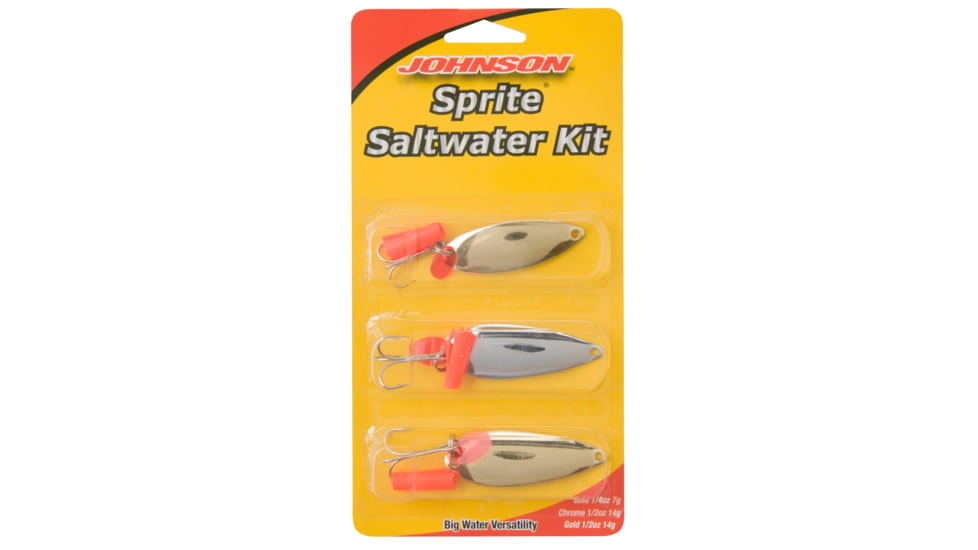 Johnson Sprite Saltwater Hard Bait Kit, Spoon 1064915 — CampSaver