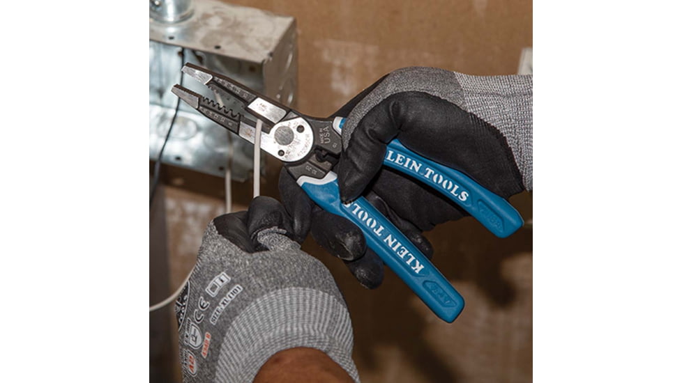 Klein Tools Klein-Kurve Heavy-Duty Wire Stripper/Cutter/Crimper Multi ...