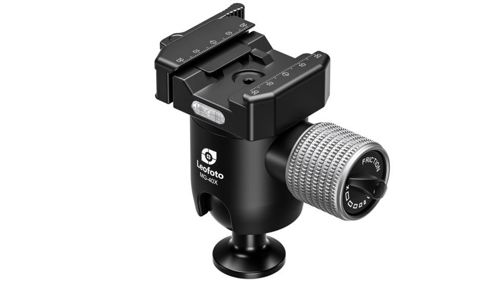 Leofoto MG-40X Outdoors Lever-Release Rapid Lock Ball Head w/ Hybrid ...