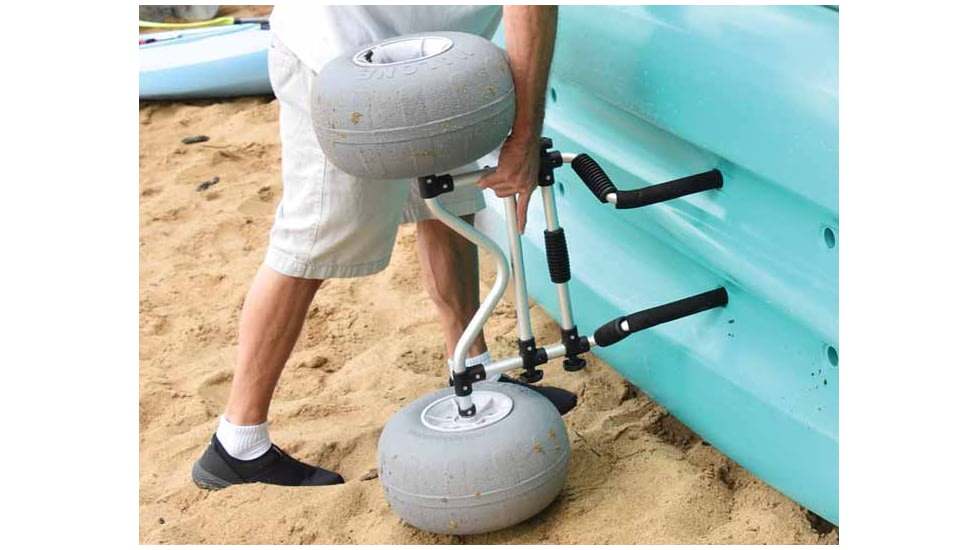 Malone Auto Racks XpressTRX-S Scupper Kayak Cart w/ Balloon Beach Tires ...