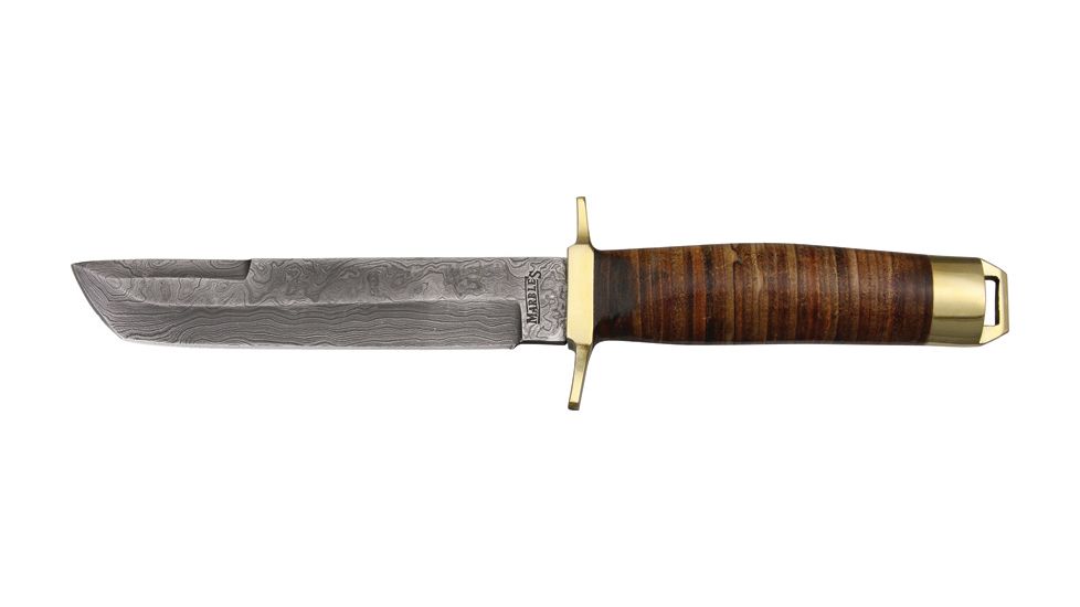 Marbles Damascus Tanto Knife — CampSaver