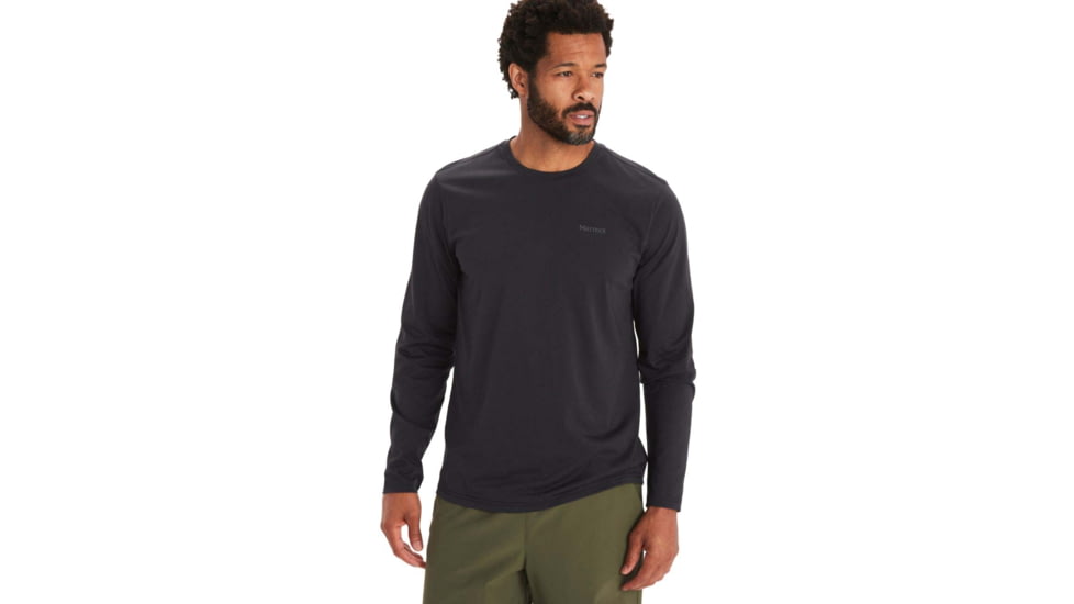 Marmot Crossover Long Sleeve - Men's, Black, 2XL, — Mens Clothing Size ...
