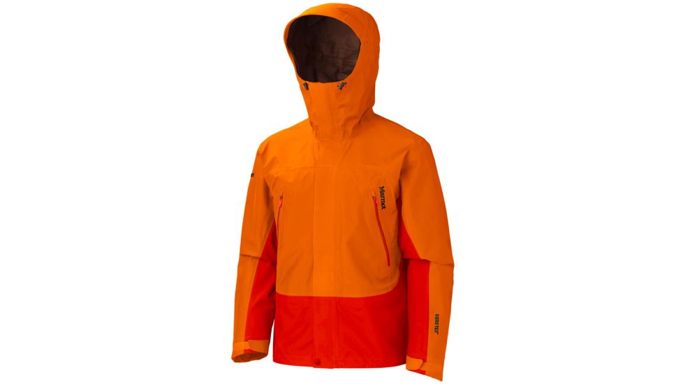 Marmot Spire Jacket - Men's, Radiant Orange/Sunset — Mens Clothing Size ...