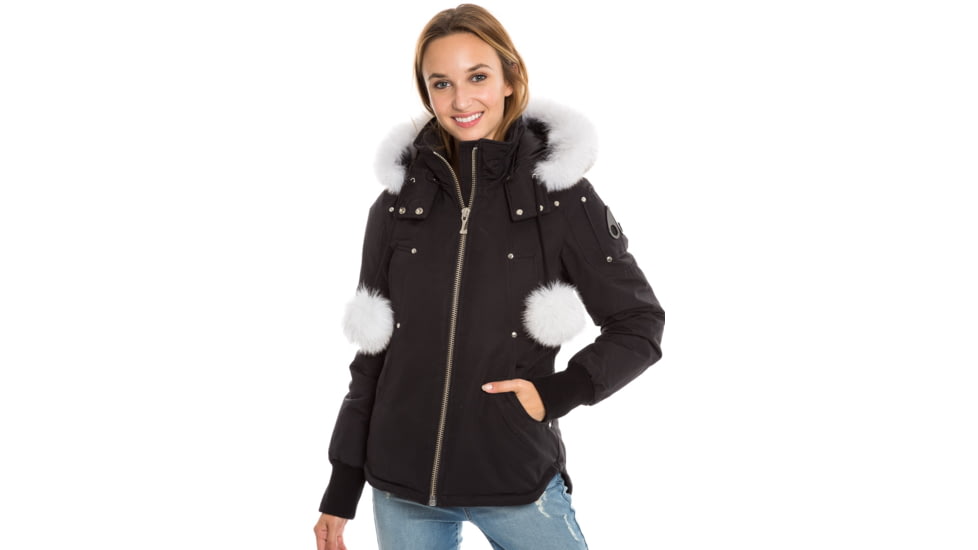 Moose Knuckles Beaver Jacket - Women's-Black-X-Small — Womens Clothing ...
