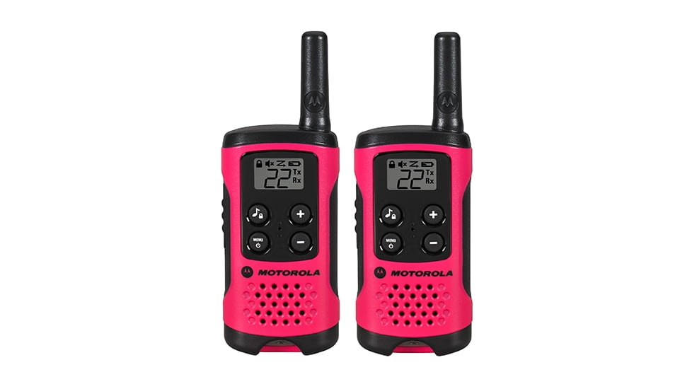 Motorola T107 Alkaline 2 Way Radio, Pack of 2 — CampSaver