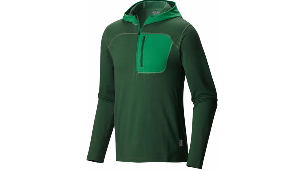 Mountain Hardwear Cragger Pullover Hoody - Men's-Forest — Mens Clothing ...