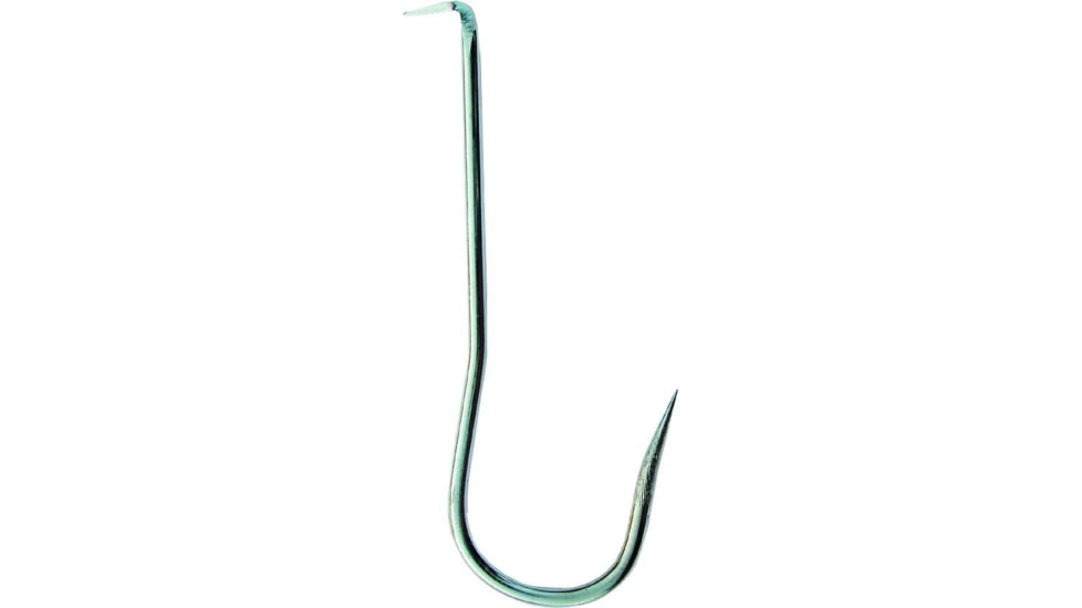 Mustad Round Gaff Hook, Tapered Spike Point Bent Back Shank — CampSaver