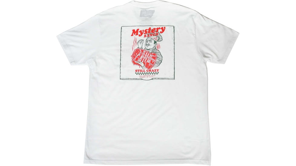 Mystery Ranch Chef's Choice T-Shirt, White, Small, — Mens Clothing Size ...