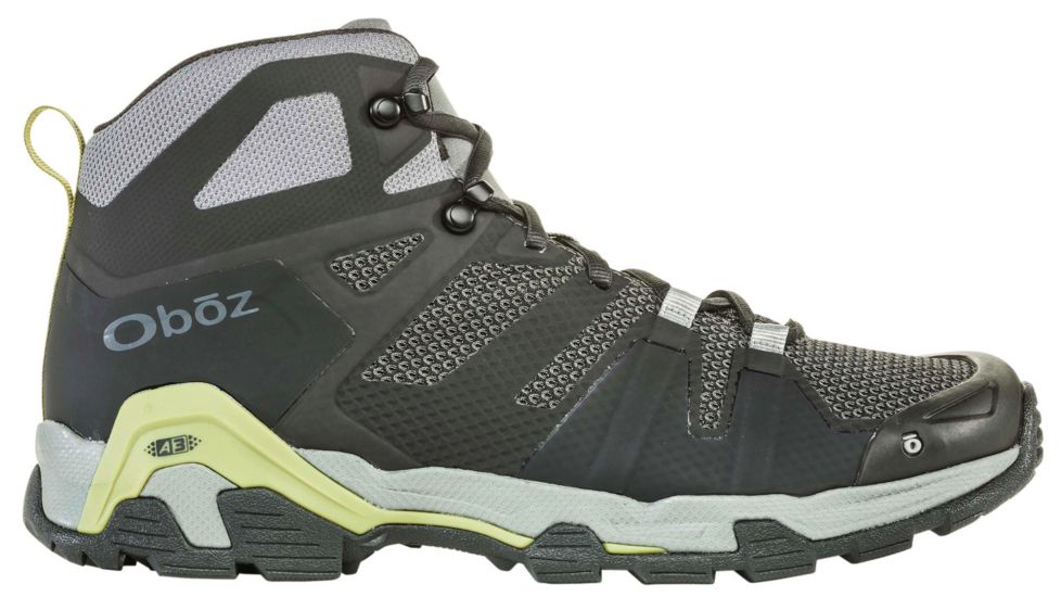 Oboz Arete Mid Hiking Shoes - Men's, Charcoal/Woodbine — Mens Shoe Size: 13 US, Gender: Male ...