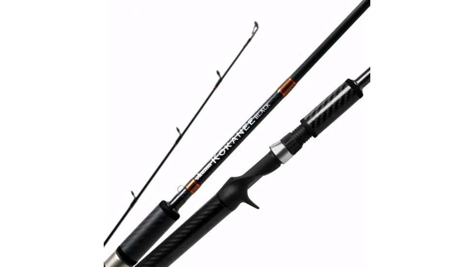 Okuma Kokanee Black Rod, Medium Lite 1 Piece, Rod, Fuji Reel Seat 24 ...