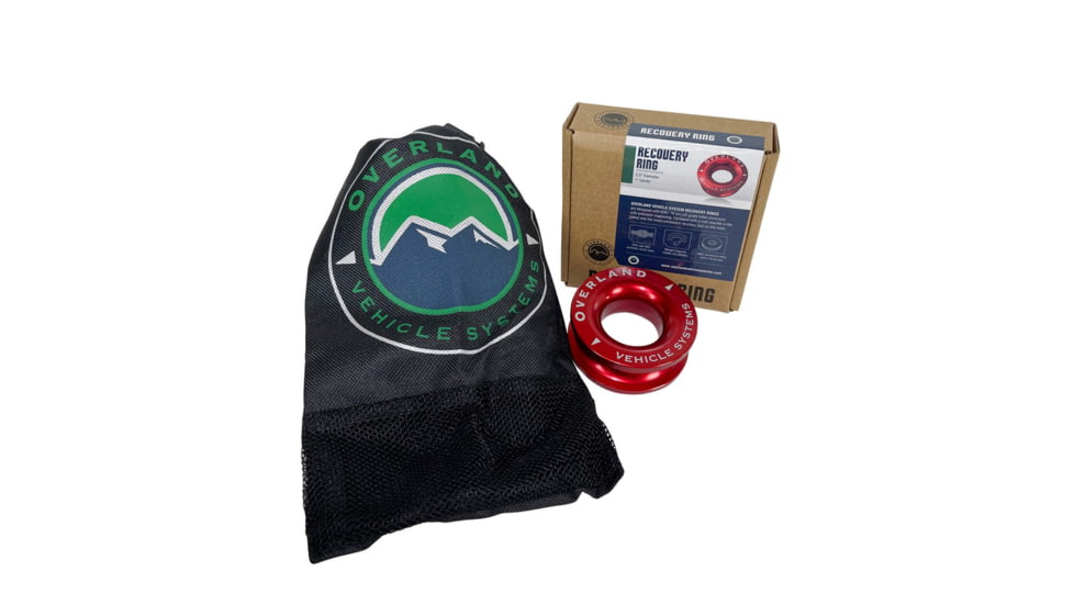 Overland Vehicle Systems Recovery Ring with Storage Bag — CampSaver