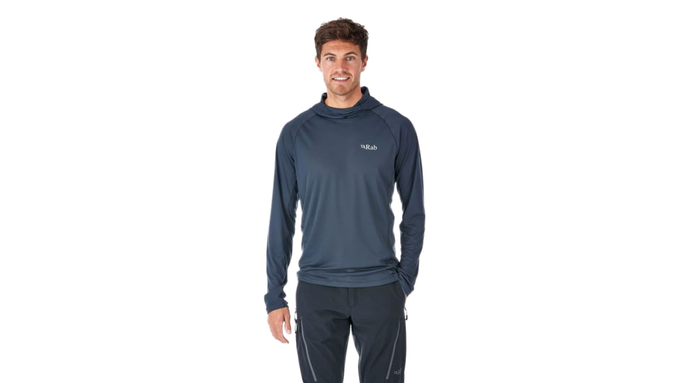 Rab Pulse Hoody - Men's, Ebony, Large, QBU-75-EB-L — Mens Clothing Size ...
